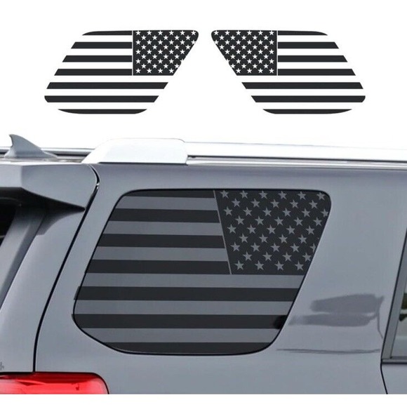 Design | Toyota 4runner 2102024 Rear Quarter Window American Flag Decal ...